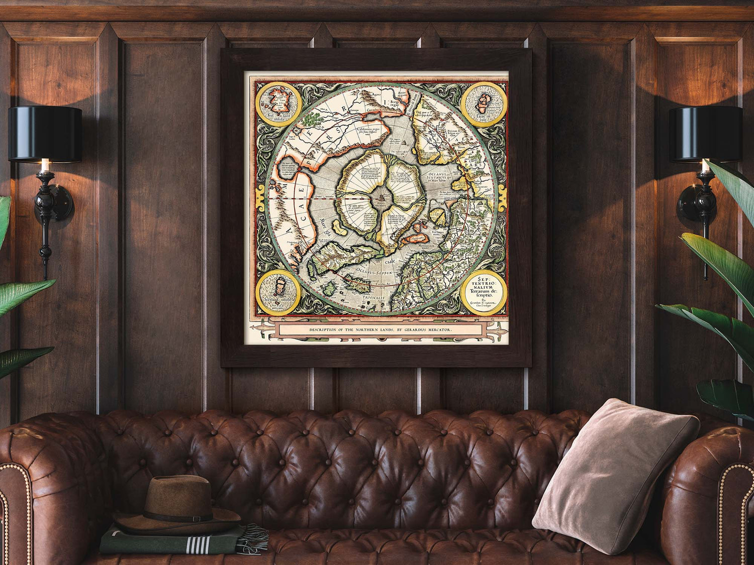 Mercator North Pole Map – Masterpiece Maps