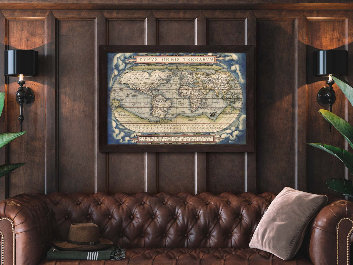 Ortelius World Map – Masterpiece Maps