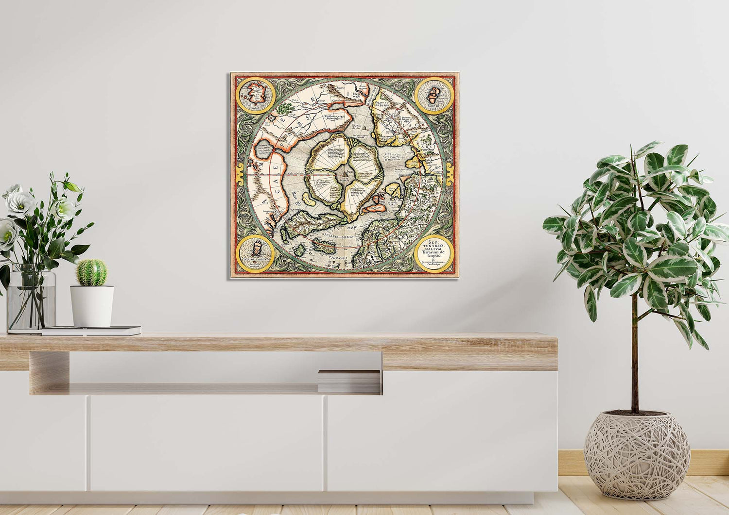 Mercator North Pole Map – Masterpiece Maps